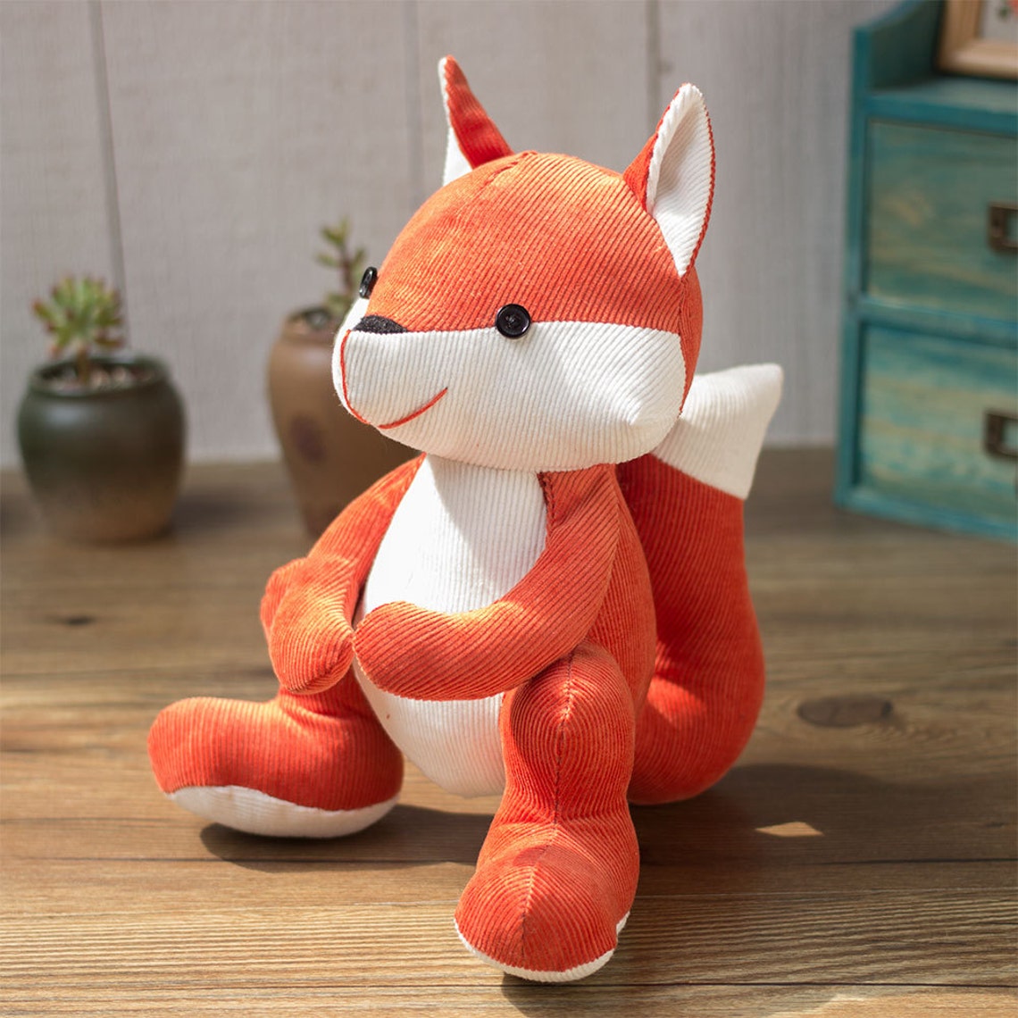 PDF Sewing Pattern & Tutorial Stuffed Fox Stuffed Animal | Etsy