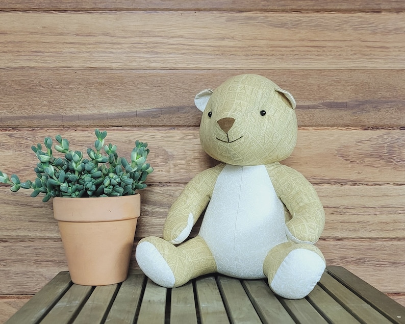 Sitting Teddy Bear PDF Sewing Pattern Plush Bear Sewing - Etsy