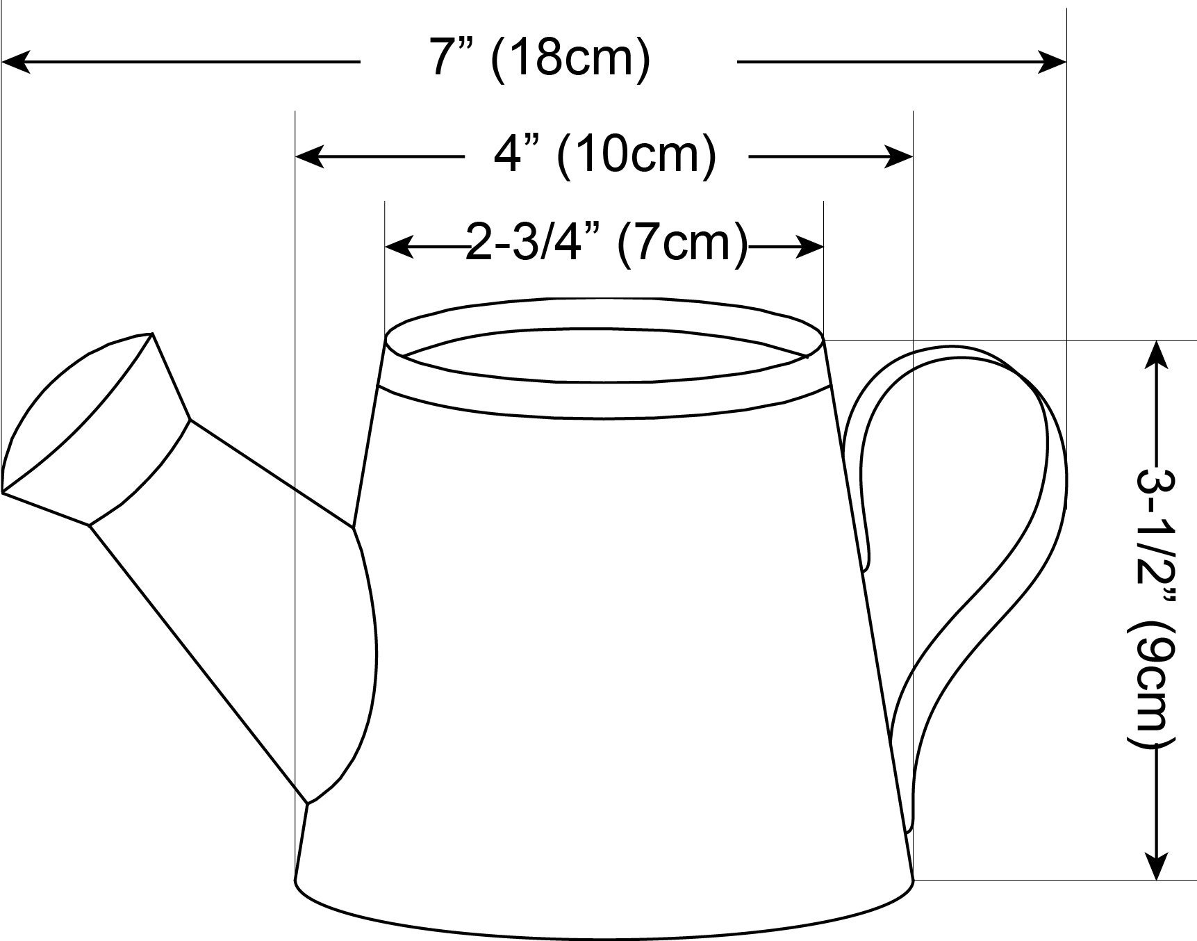 Fabric Watering Can PDF Sewing Pattern & Tutorial how to - Etsy