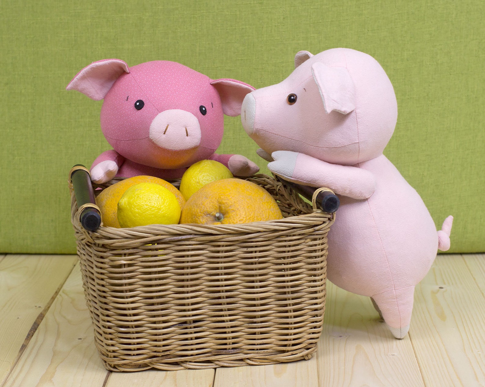 Stuffed Piggy PDF Sewing Pattern & Tutorial Stuffed Animal - Etsy
