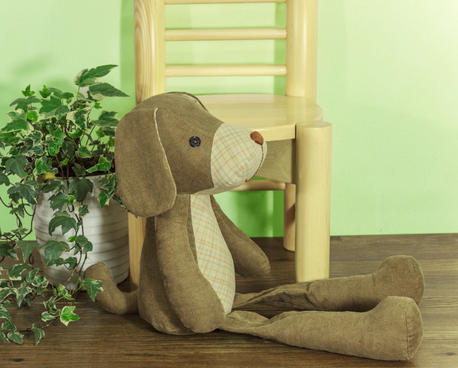 Stuffed Puppy Dog PDF Sewing Pattern & Tutorial / Stuffed | Etsy UK