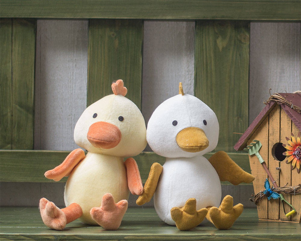 Stuffed Bird - PDF Sewing Pattern & Tutorial | Stuffed Animals | Plush ...