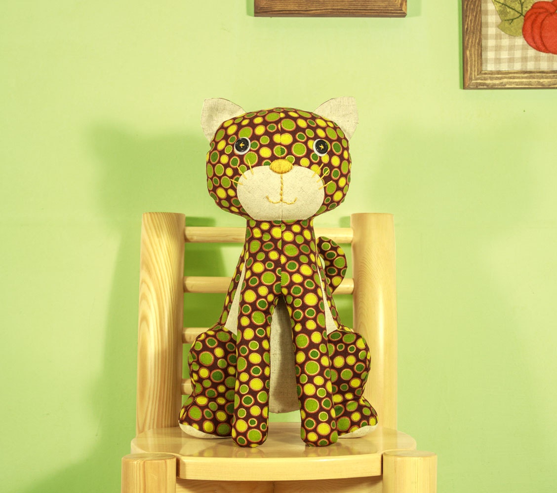 Stuffed Cat PDF Sewing Patterns & Tutorials / Stuffed | Etsy