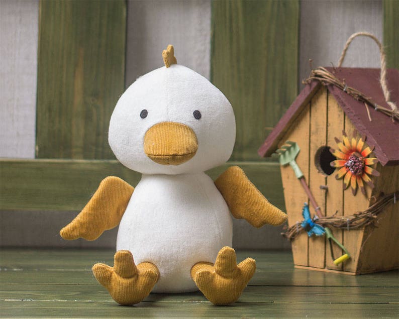 Stuffed Bird - PDF Sewing Pattern & Tutorial | Stuffed Animals | Plush ...