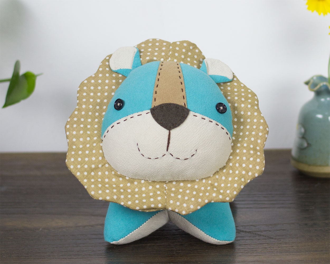 Stuffed Animal Lion Cub PDF Sewing Pattern How to Sew a - Etsy