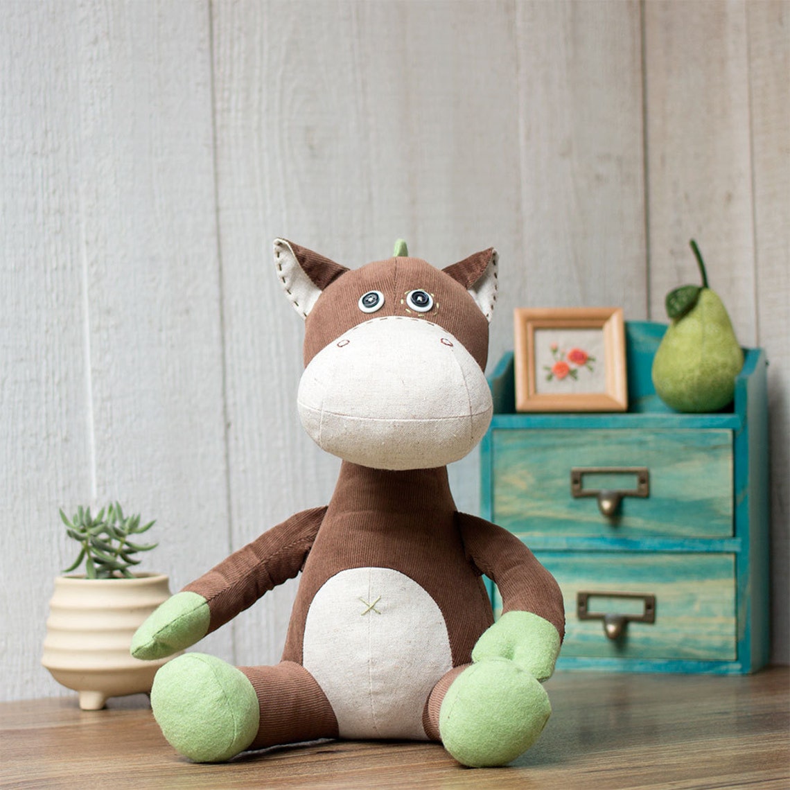 Stuffed Horse PDF Sewing Patterns & Tutorials stuffed - Etsy