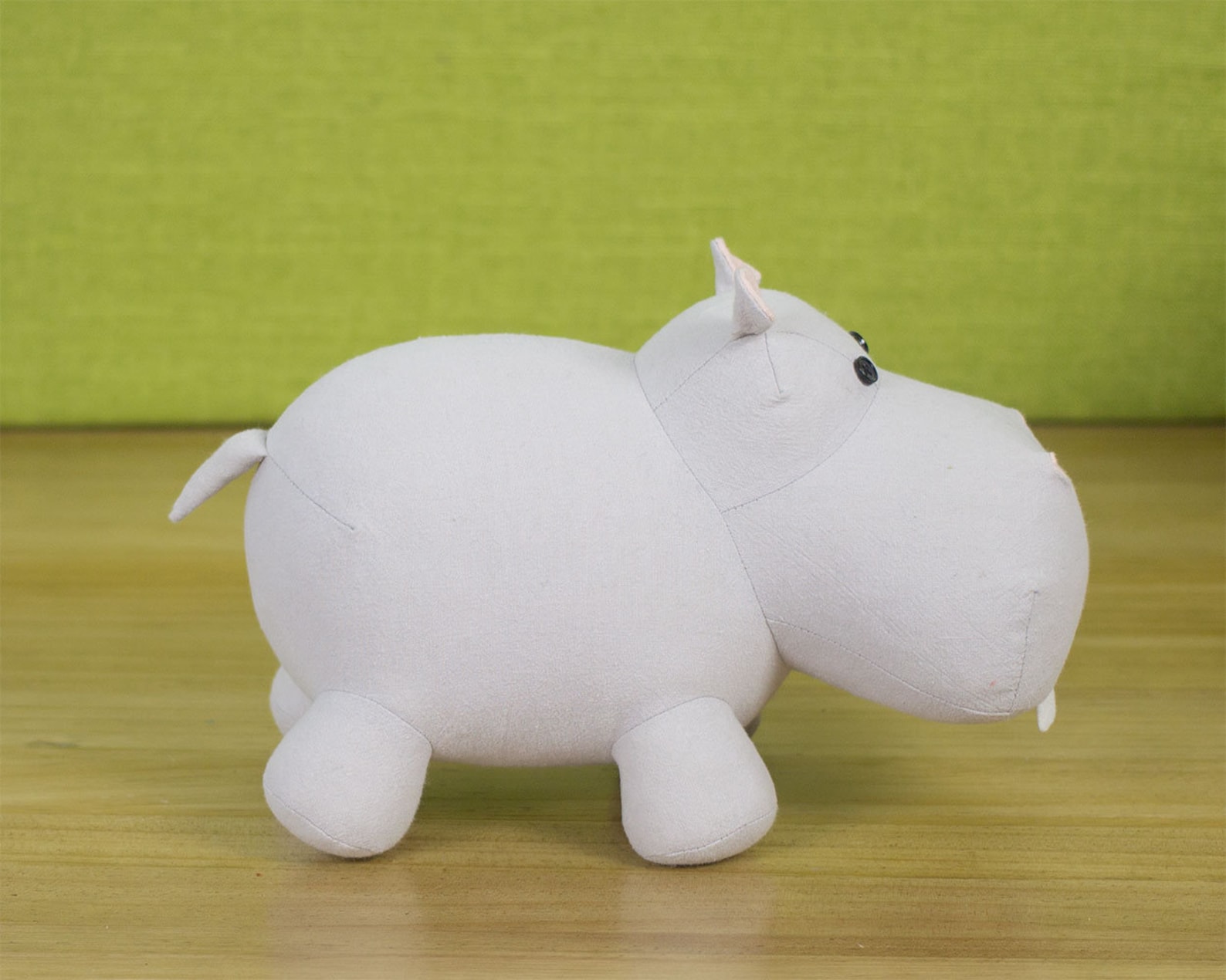 Stuffed animal Hippo PDF Sewing Pattern & Tutorial Sewing | Etsy