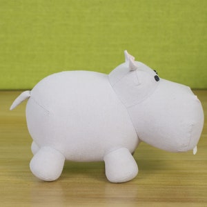 Stuffed Animal - Hippo PDF Sewing Pattern & Tutorial | Sewing Project ...
