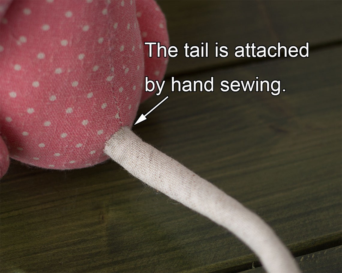 Jointed Stuffed Mouse PDF Sewing Pattern & Tutorial how to - Etsy Canada