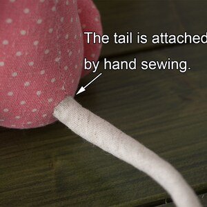 Jointed Stuffed Mouse - PDF Sewing Pattern & Tutorial |how to Sew a Toy Rat | Fabric Mice ...
