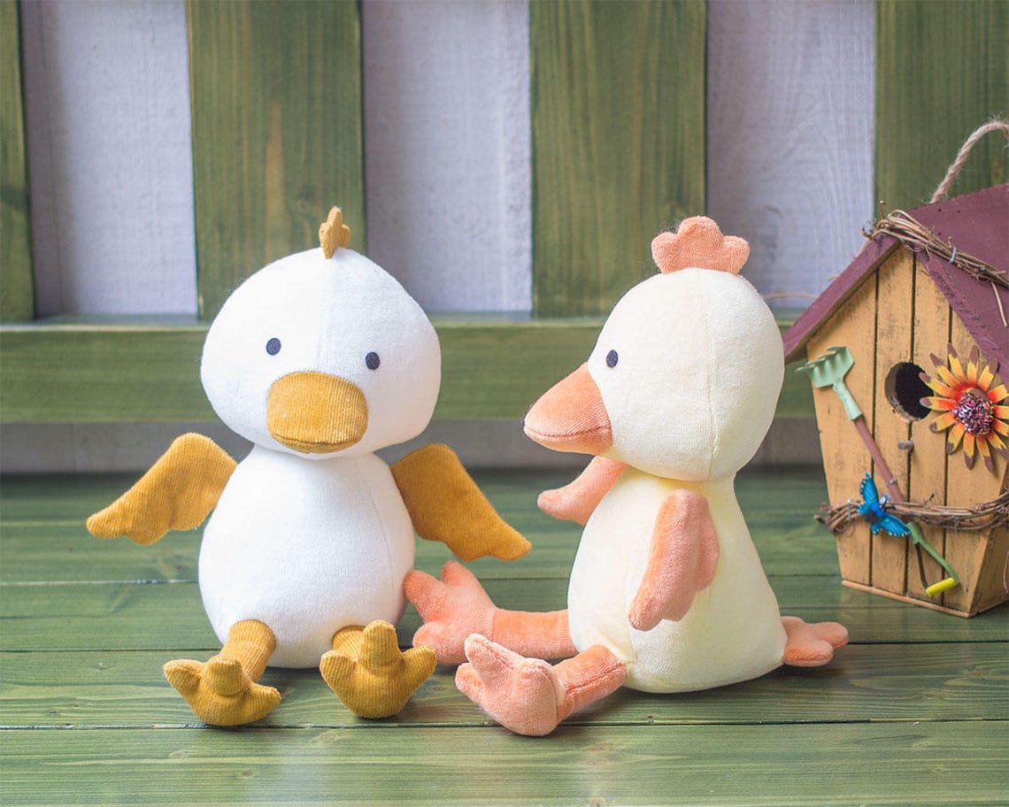 Stuffed Bird PDF Sewing Pattern & Tutorial Stuffed Animals - Etsy Canada