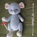 Jointed Stuffed Mouse - PDF Sewing Pattern & Tutorial |how to Sew a Toy ...