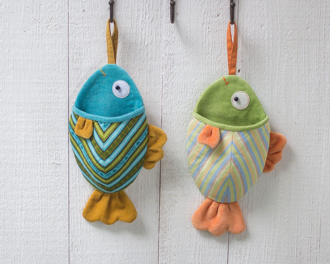 Fish-shaped Wall Pocket Organizer PDF Sewing Pattern Fishy | Etsy