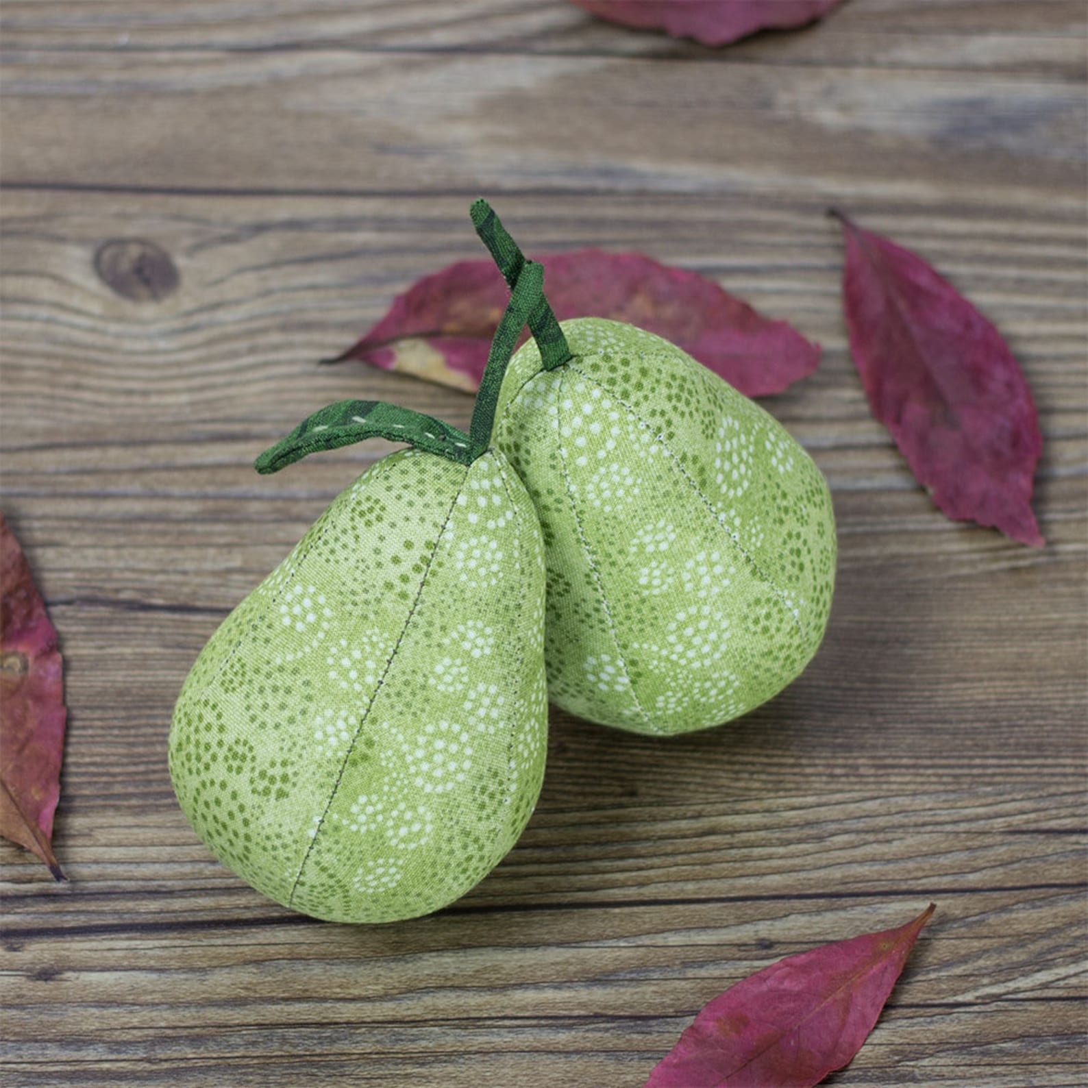 Stuffed Fruits - Apple, Pear , Banana | PDF Sewing Patterns & Tutorials ...