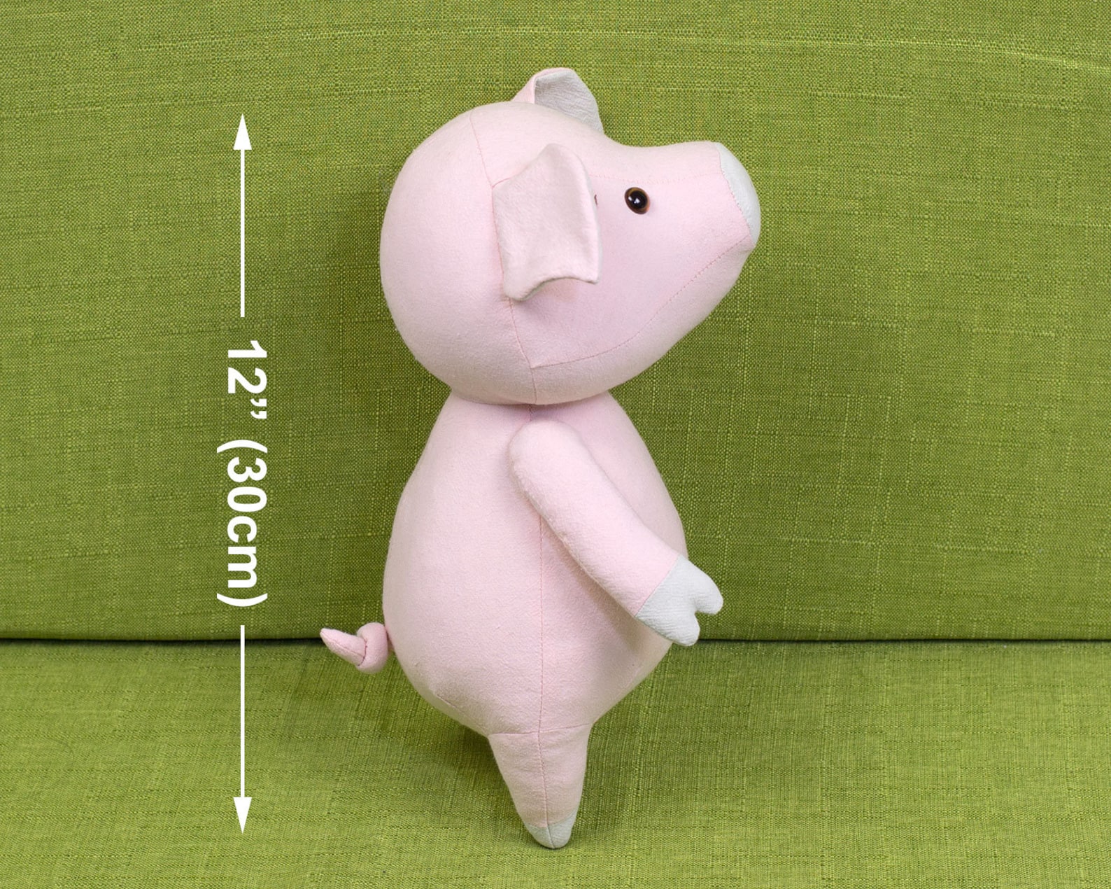 Stuffed Piggy PDF Sewing Pattern & Tutorial Stuffed Animal - Etsy