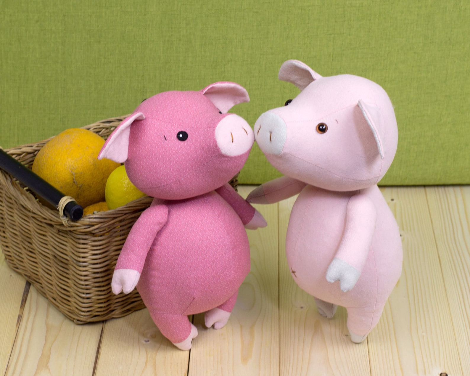 Stuffed Piggy PDF Sewing Pattern & Tutorial Stuffed Animal - Etsy