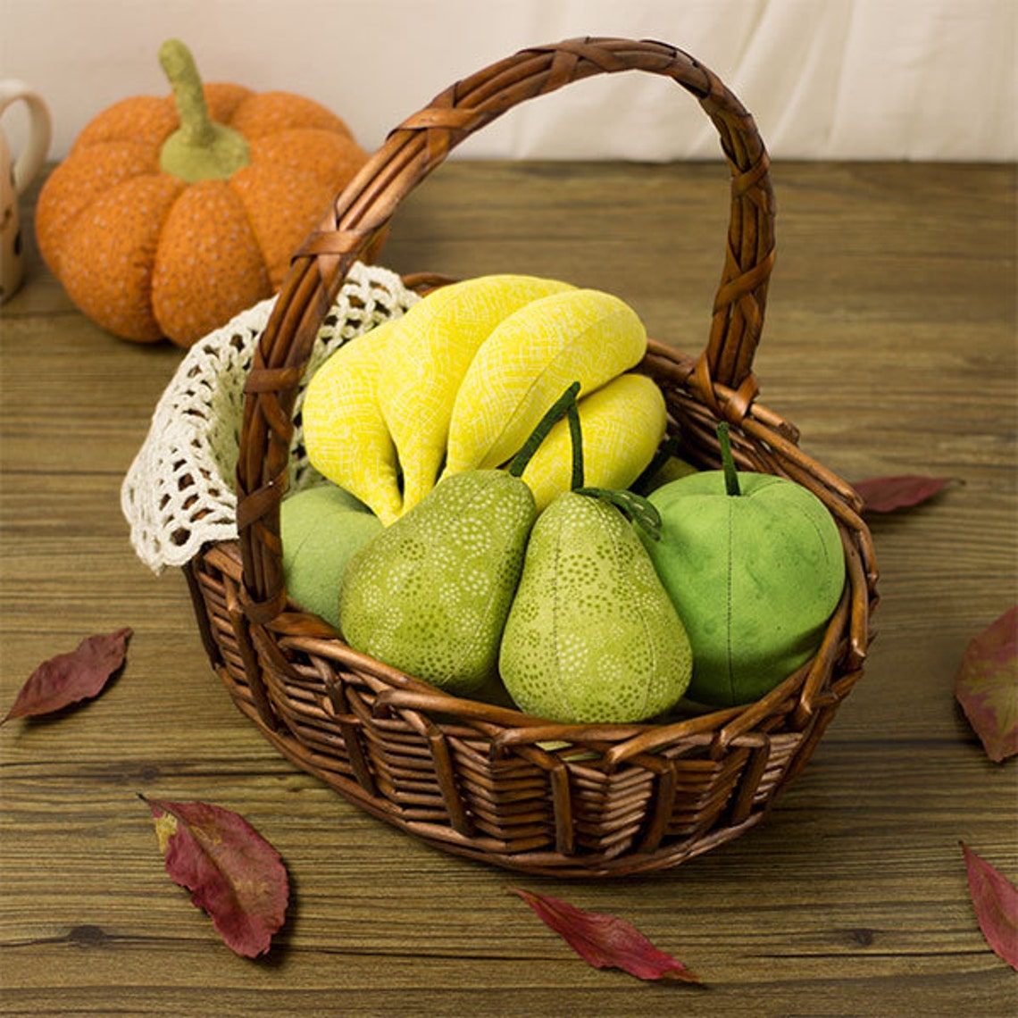 Stuffed Fruit Sewing Pattern - Apple, Pear, Banana Plush Toys| PDF ...