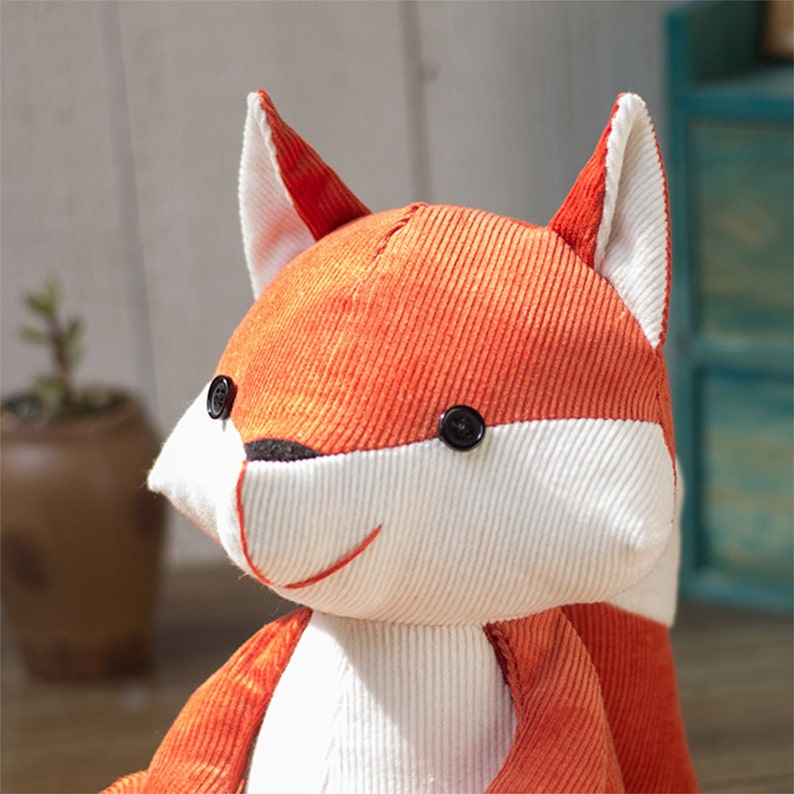 PDF Sewing Pattern & Tutorial Stuffed Fox Stuffed Animal - Etsy Canada
