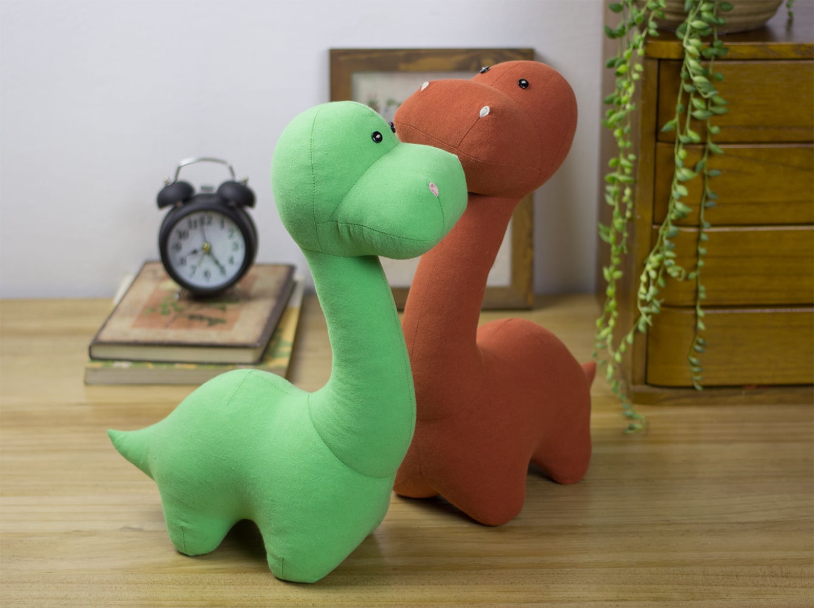 Stuffed Dinosaur PDF Sewing Pattern & Tutorial Homemade - Etsy