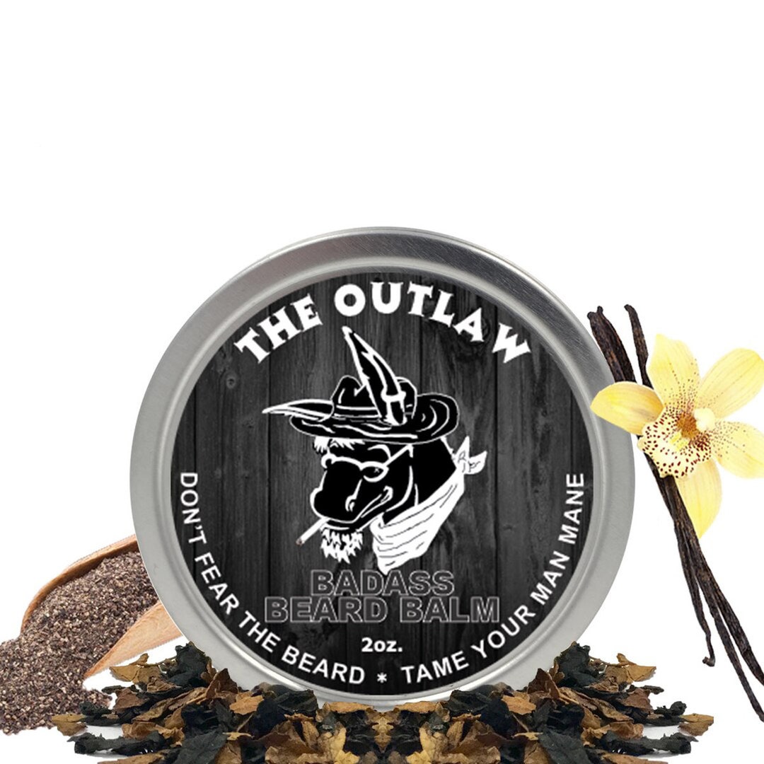 The Outlaw Badass Beard Balm - Etsy