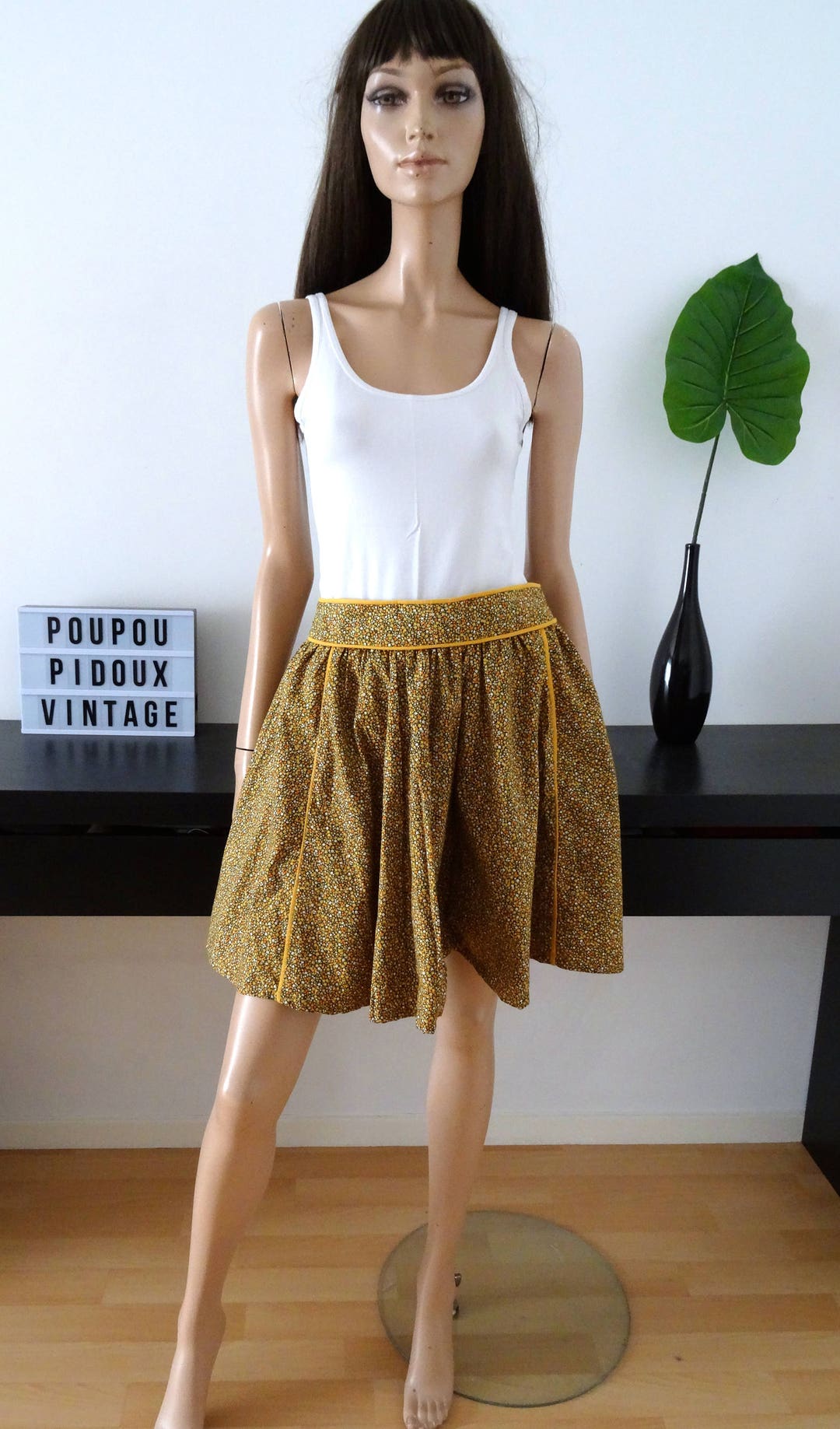 Skirt DAINTY JUNE Small Flowers Autumn Size 40 Uk 12 Us 8 - Etsy