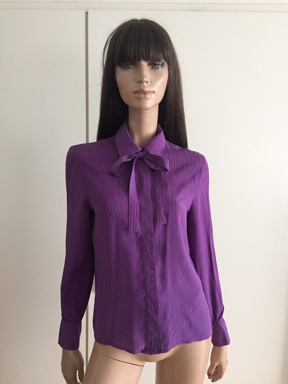 chemisier vintage en soie - Gem