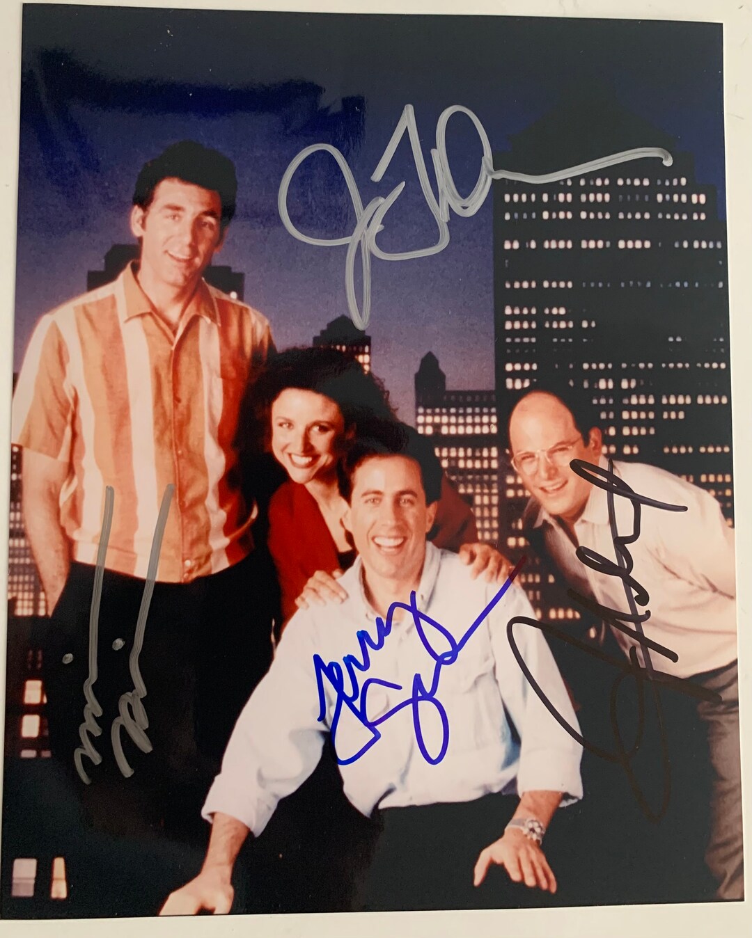 Seinfeld Cast Signed Photo With COA, Authentic Seinfeld Show Cast ...