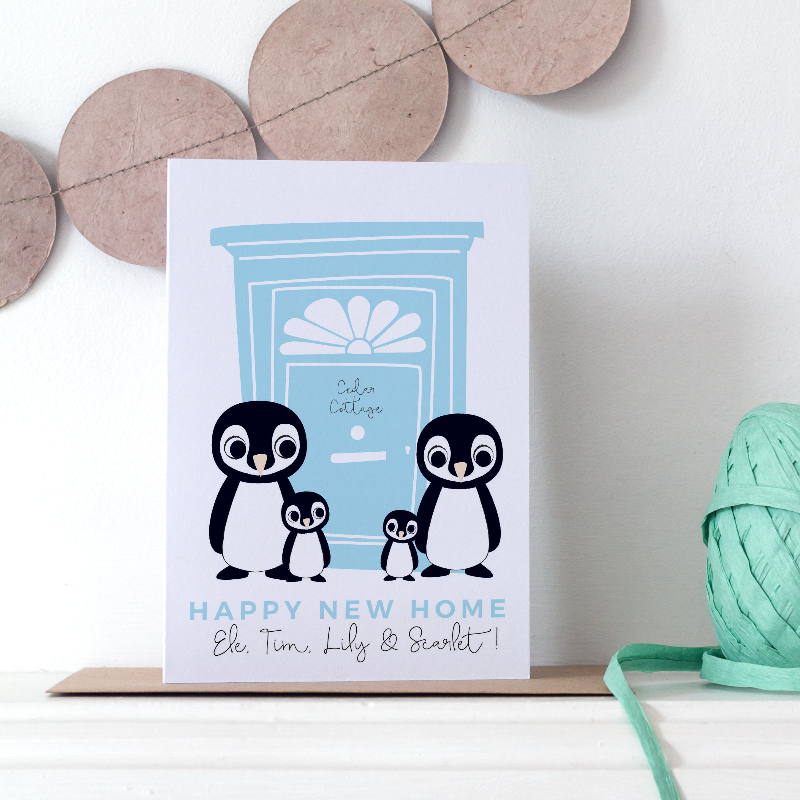 New Home Card Personalised Card for Family, Couple or Single - Etsy