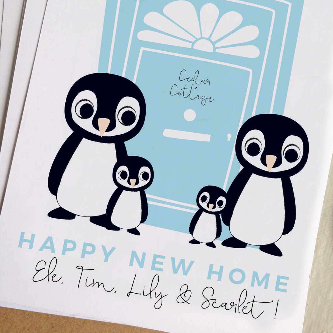 New Home Card Personalised Card for Family, Couple or Single - Etsy