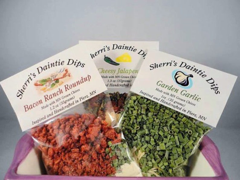 Dip Mixes- Free First Class Shipping -3 Packages of Dip Mix ...