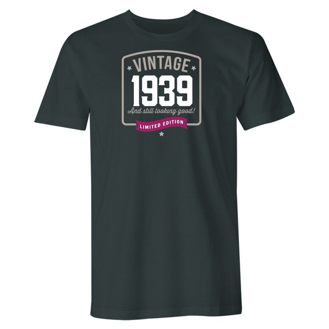 85th Birthday Tshirt for Men Gift Idea Vintage T Shirt Keepsake Present ...