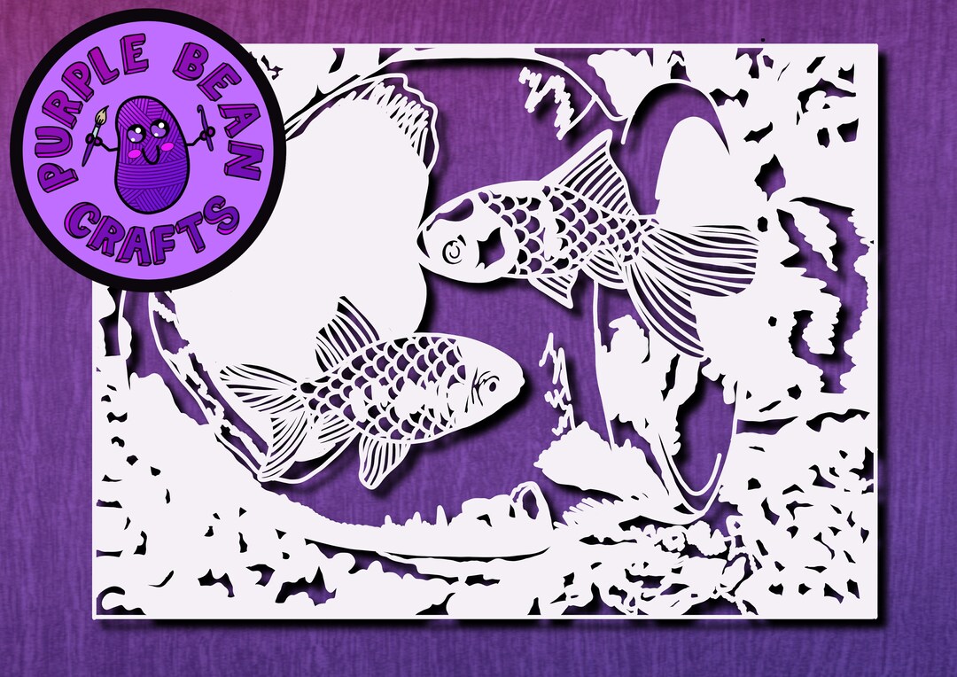 Fish Tank Paper Cutting Template - Etsy
