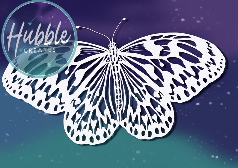 Butterfly Paper Cutting Template - Etsy