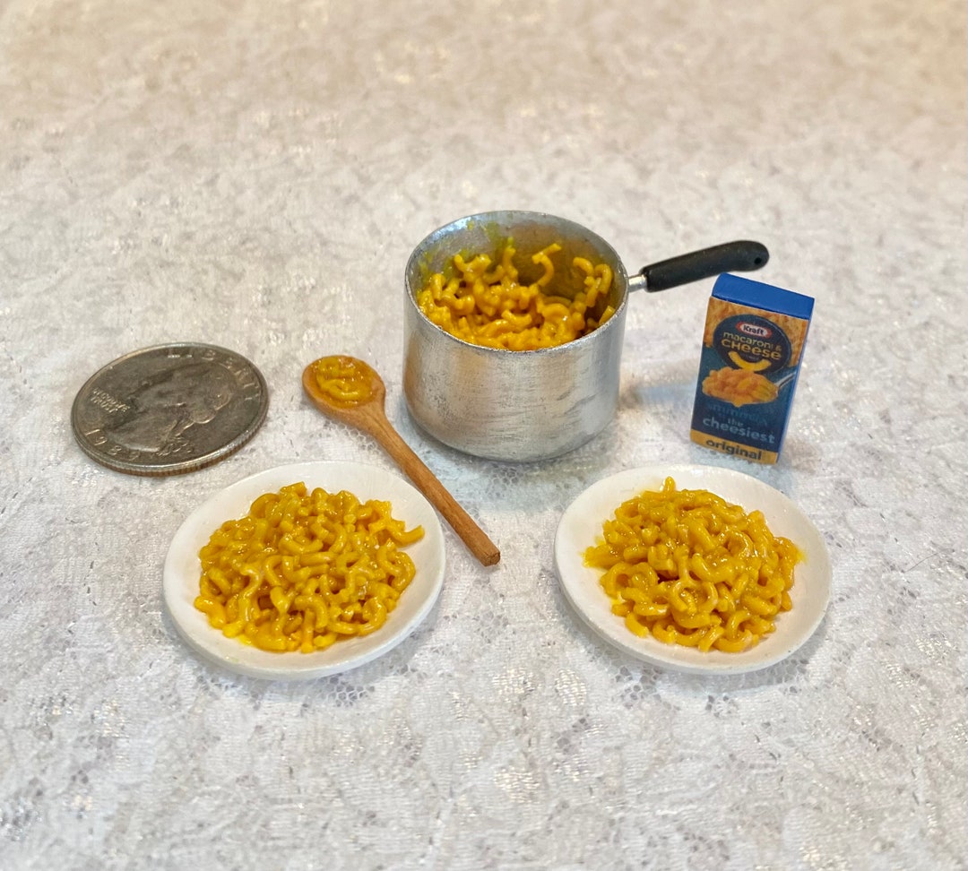 1:6 Scale Macaroni & Cheese Miniature Set for Barbie - Etsy