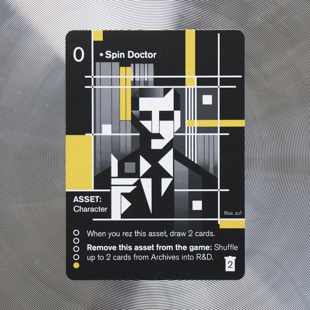 Spin Doctor Netrunner Alt Art Playset 3 Cards Alternative Custom ...