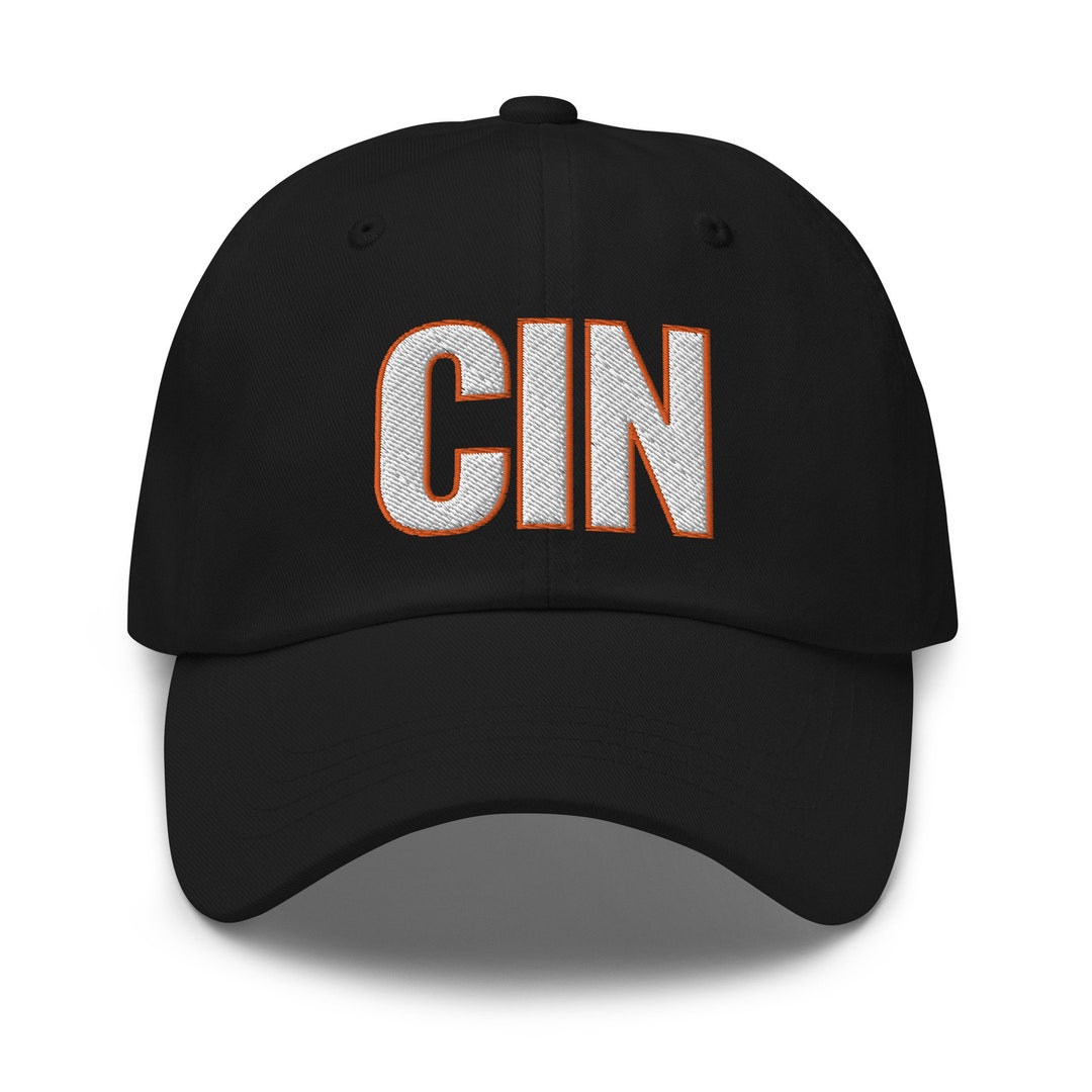 Cincinnati Bengals Hat: Custom Embroidered Cin Cap, NFL Fan Gift - Etsy