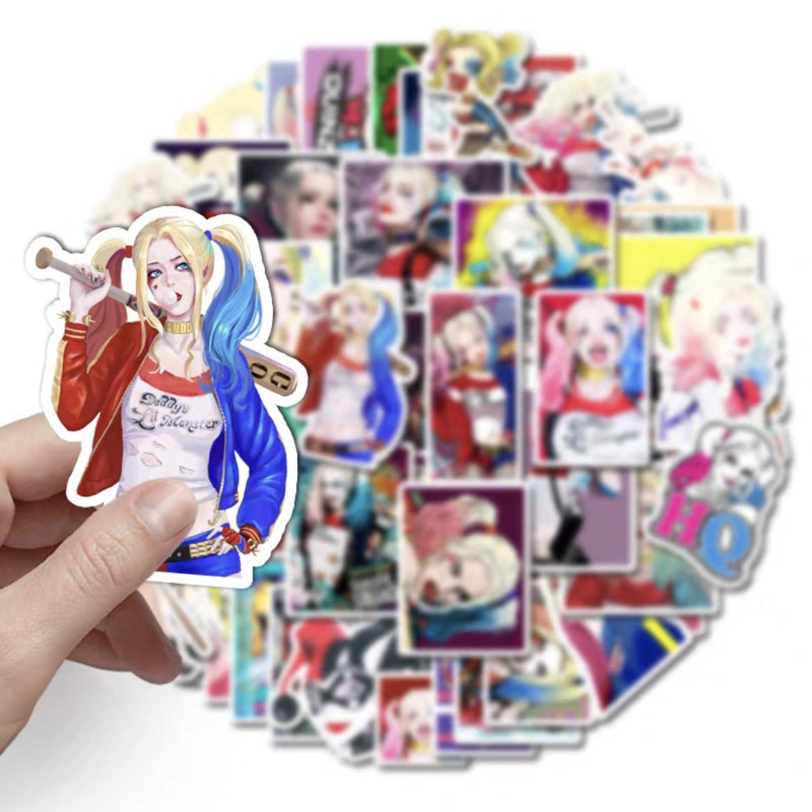 Joker & Harley Quinn Stickers Kawaii Sticker Laptop - Etsy