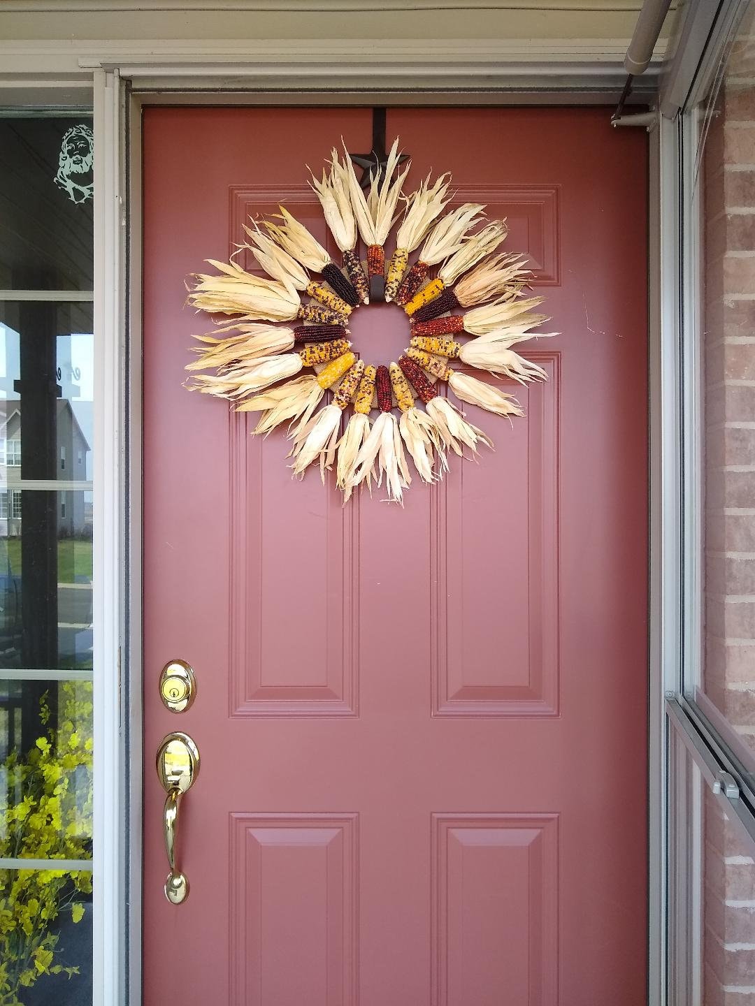 Mini Indian Corn Wreath KIT: Make Your Own Choose From a | Etsy