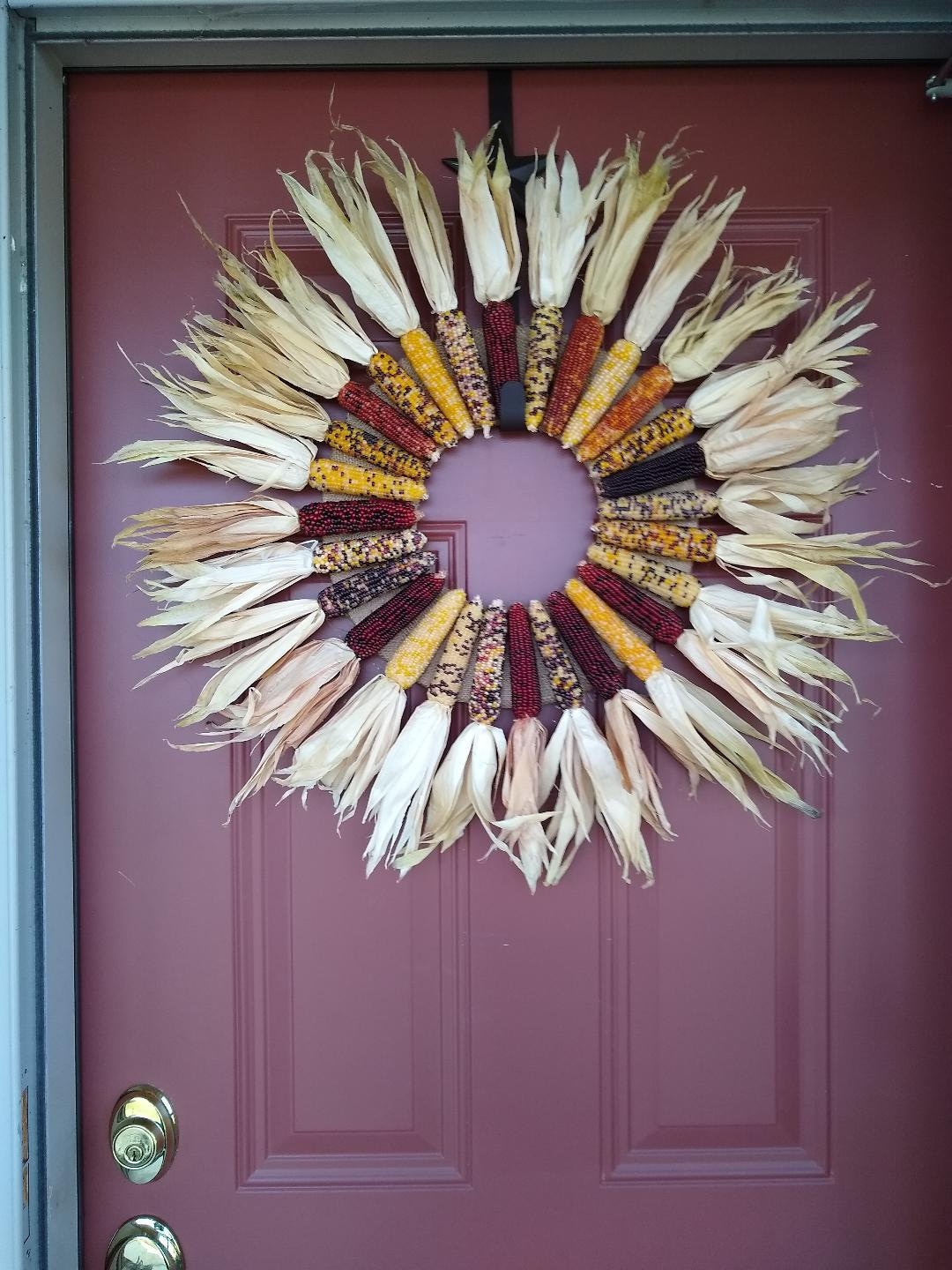 Mini Indian Corn Wreath KIT: Make Your Own! Choose From a 14", 12" or ...