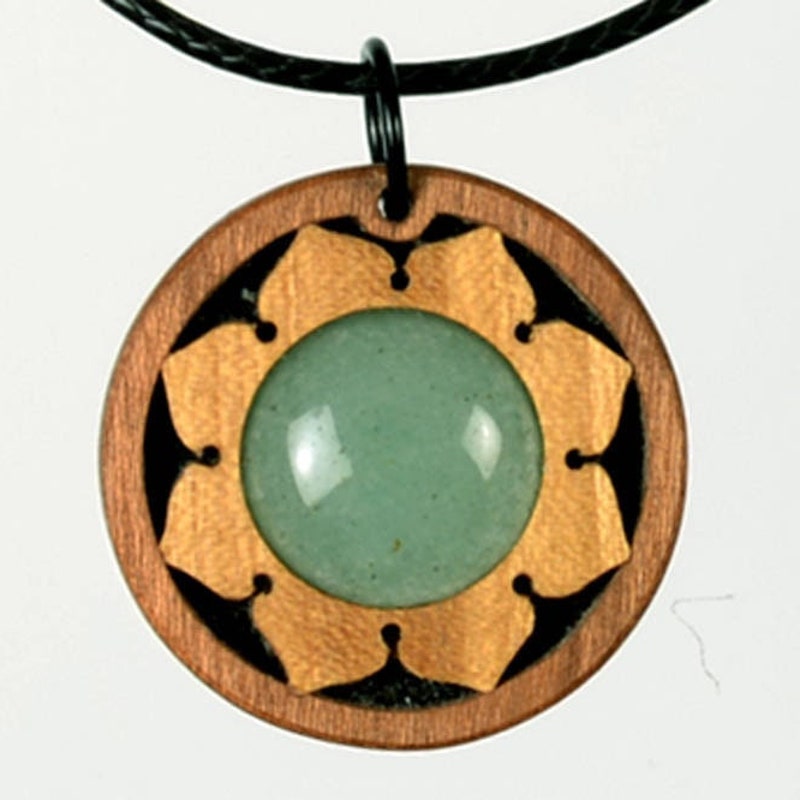 Rosewood Gemstone Pendant - Etsy UK