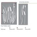 BULRUSH/CATTAIL Allover Wallpaper Stencil. A Reusable Stencil for ...