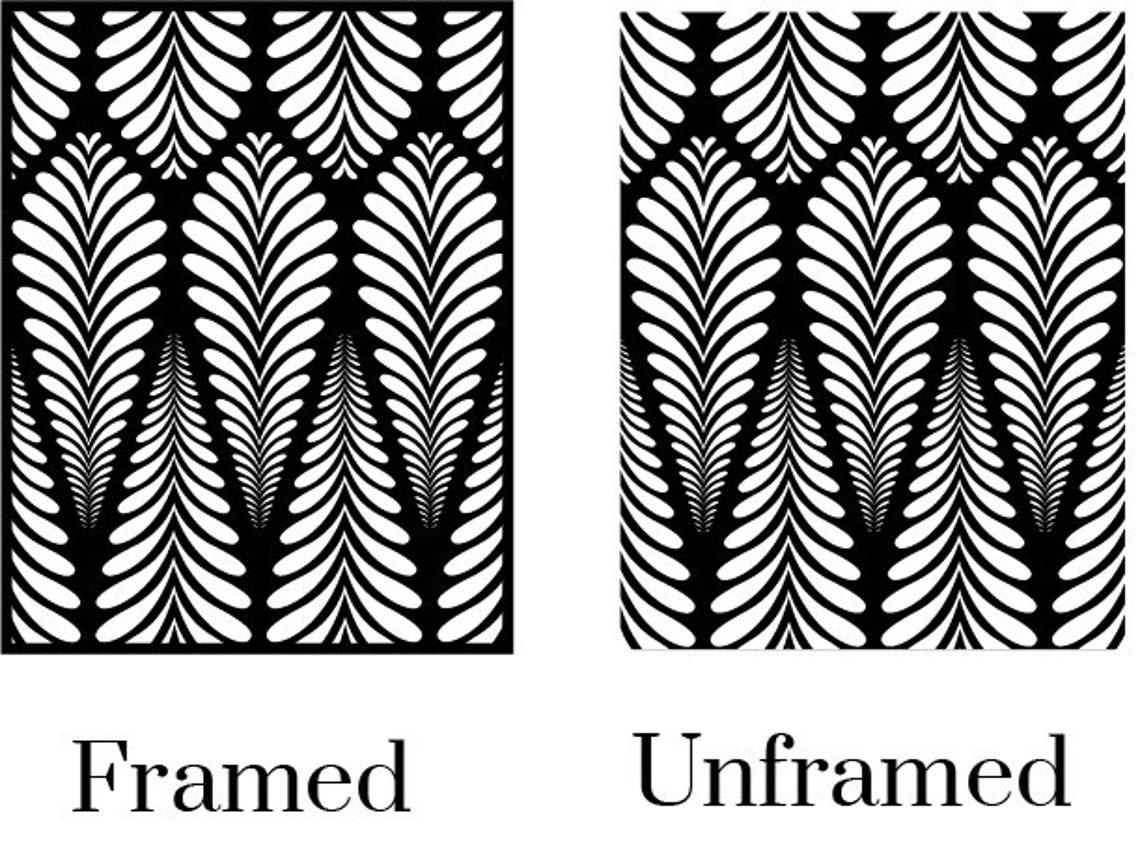 DECO LEAVES Wooden Inlay Onlay Panel for Furniture. Art Deco - Etsy UK