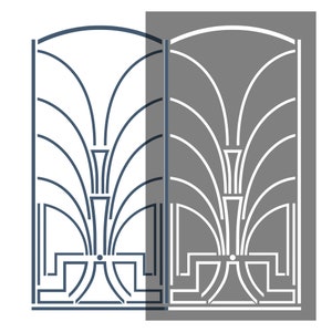 DECO DREAMS Outline Furniture Stencil for Painting (A4) Reusable ...