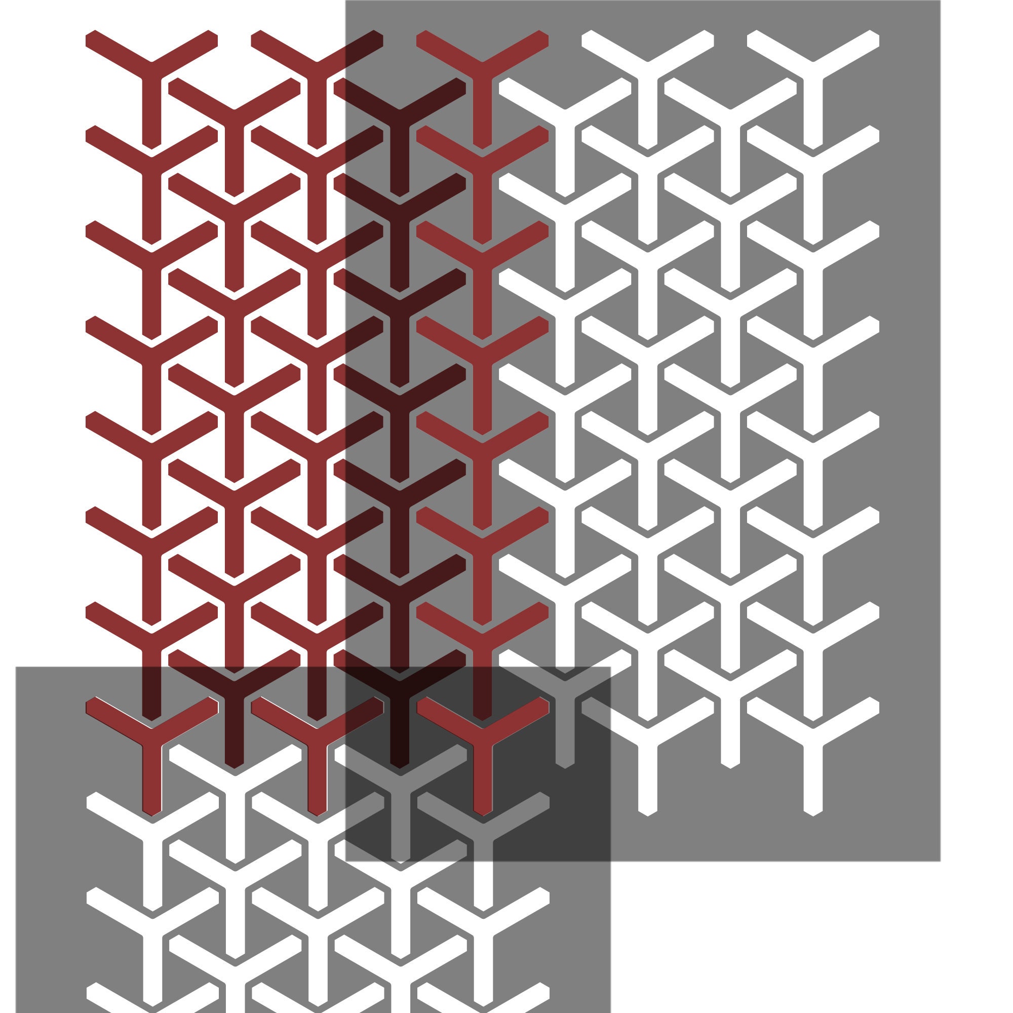 TRI POINT Geometric Craft Stencil Furniture Stencil Fabrics | Etsy