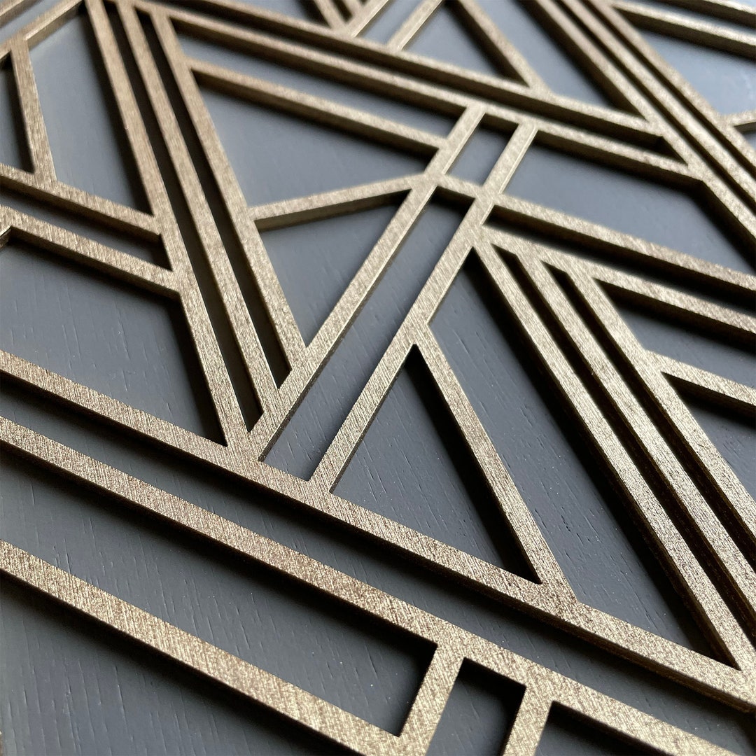 GEO LATTICE Wooden Inlay Only Panel for Furniture. Made by Murphy ...