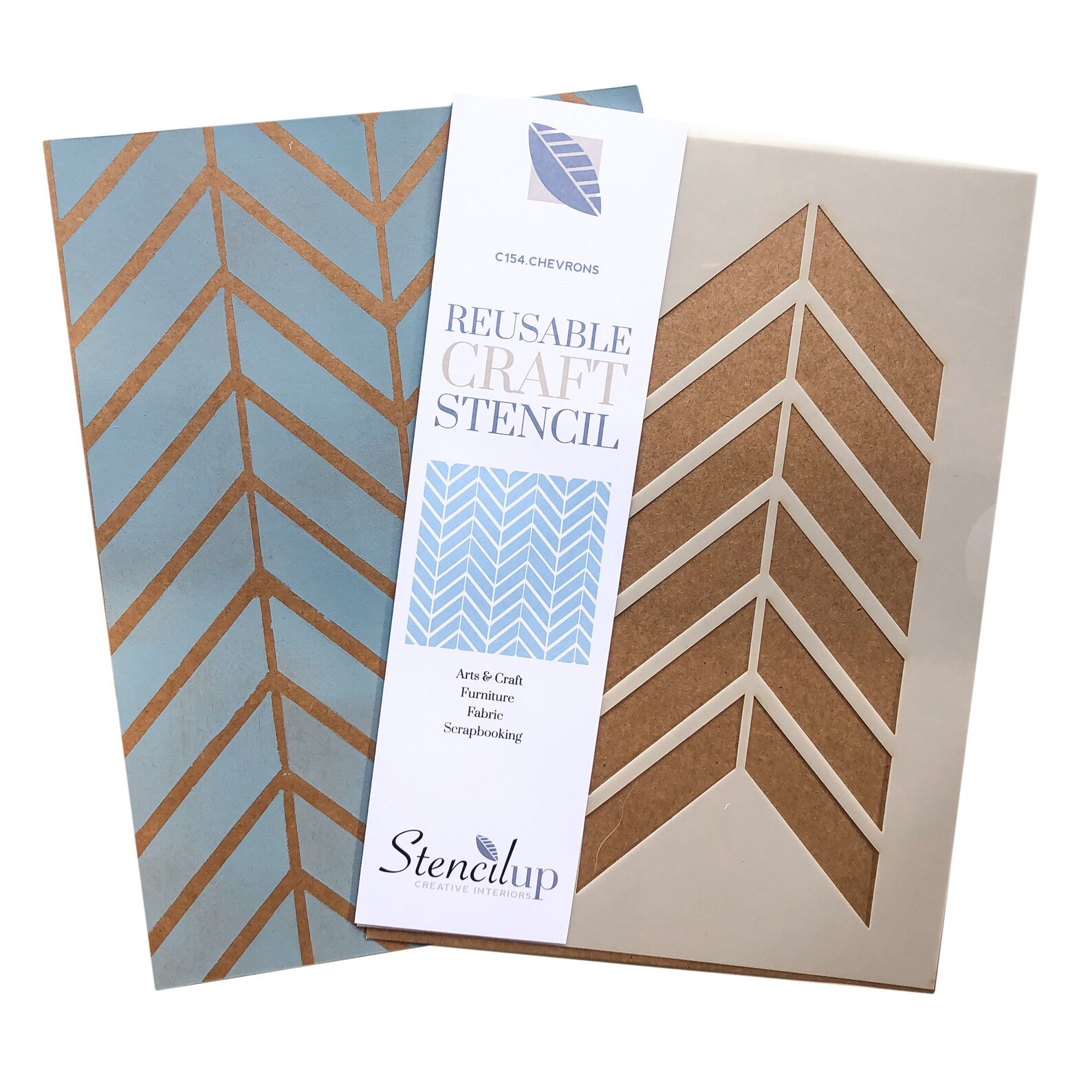 Chevrons Craft Stencil to Create a Geometric Pattern - Etsy