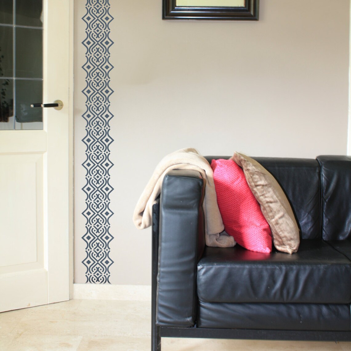 SAFI Border Wallpaper Stencil / Reusable Stencils DIY home | Etsy