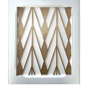 VICTORIOUS Wooden Inlay Only Panel for Furniture. Art Deco Panel From ...