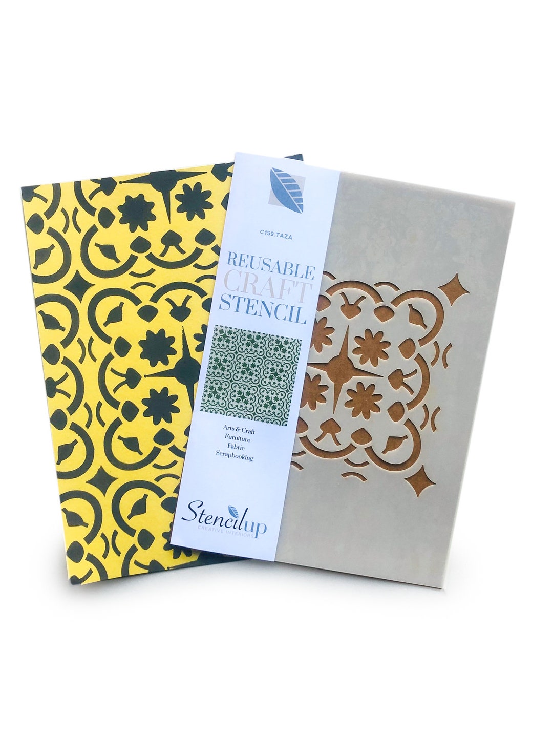 TAZA Moroccan Tile Stencil, Idea for Crafts and Upcycling, - Etsy
