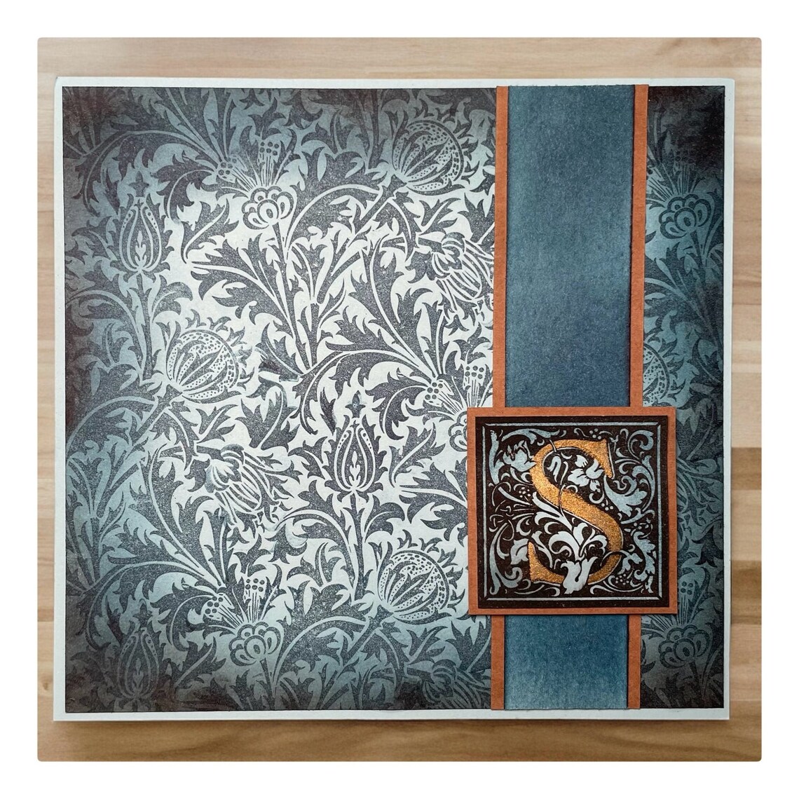 William Morris Thistle Stamp: Repeating Pattern, A5 Photopolymer - Etsy